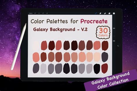 Procreate Color Palettes Galaxy Background V 2 2004596