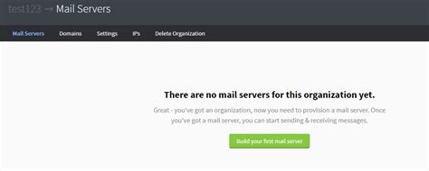 创建服务器 Postal