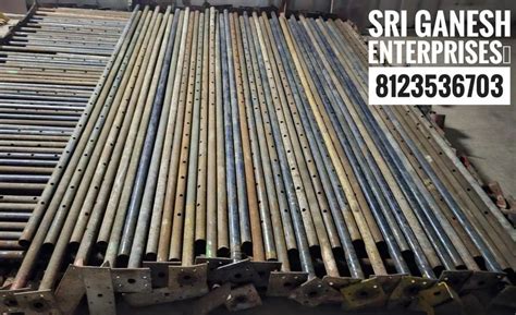 Mild Steel Rectangular Second Hand Scaffolding For Construction Shape Round At ₹ 55 Kg In