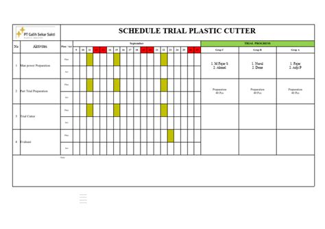 Form Schedule Trial Pdf