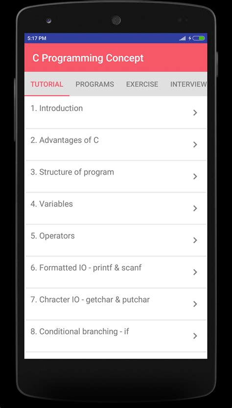 C Programming Concepts Apk For Android Download