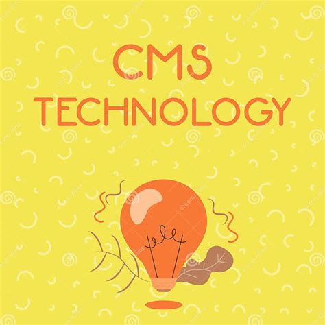 Sign Displaying Cms Technology Concept Meaning Programs That Are Used To Create And Manage
