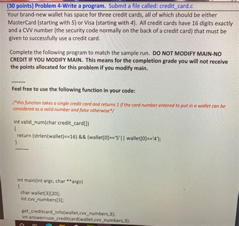 solved 30 points problem 4 write a program submit a filed