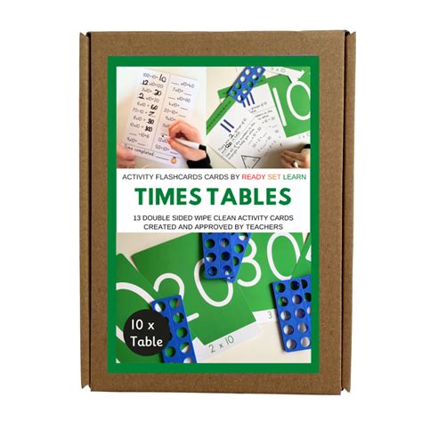 10 Times Table Activity Cards Ready Set Learn 10 Times Table Activity Cards Ready Set Learn
