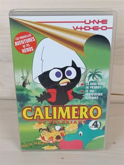 VHS CALIMERO AND Valeriano Vol 4 2 Episodes 20 12 PicClick UK