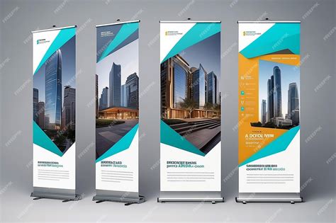 Premium Photo Architecture Banner Design Modern Geometric Shapes For Contemporary Style