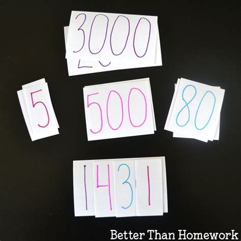 Build Numbers With A Fun Place Value Activity Creative Family Fun