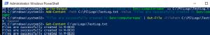 Writing Output To Log Files In Powershell Script Windows Os Hub