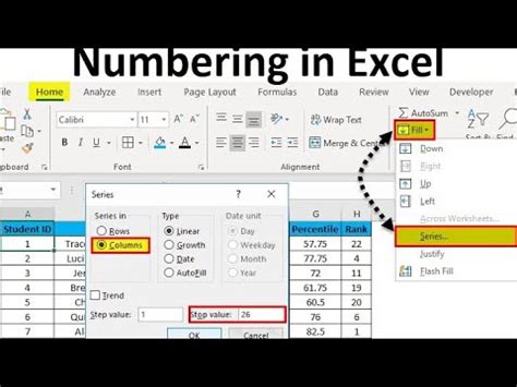 Trick To Add Serial Number Automatically In MS Excel Sheet YouTube