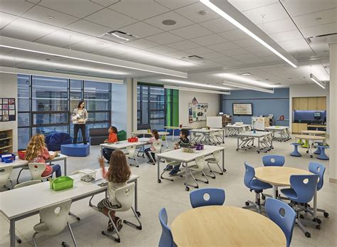 The Elementary School Features 3 Floors Including 42 Classrooms