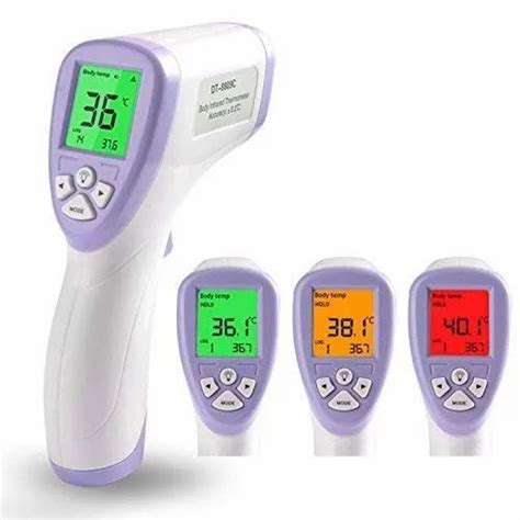 Non Contact LCD Display Digital Forehead Infrared Thermometer DT C ID