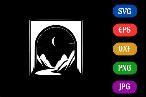 Border Minimalist Logo Vector Svg Eps Graphic By Creative Oasis · Creative Fabrica