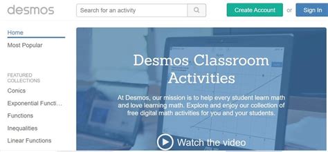 Desmos Activity Builder Homepage At Download Scientific Diagram