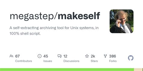 Github Megastepmakeself A Self Extracting Archiving Tool For Unix