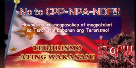 Stop Terorrism No To Ccp Npa Ndf
