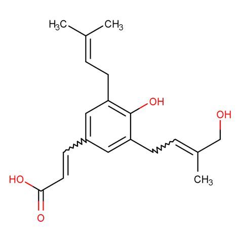 E 3 4 Hydroxy 3 Z 4 Hydroxy 3 Methyl But 2 Enyl 5 3 Methylbut 2 Enylphenyl Prop 2