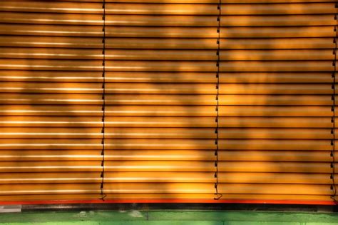 Premium Photo Full Frame Shot Of Yellow Blinds