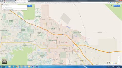 Indio California Map And Indio California Satellite Image