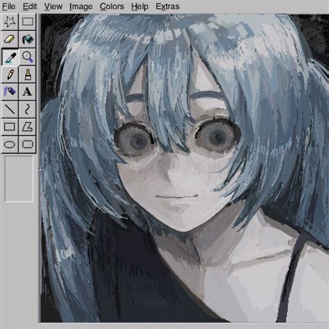 Creepy Miku Doll Cute Drawings Scary Art Funky Art