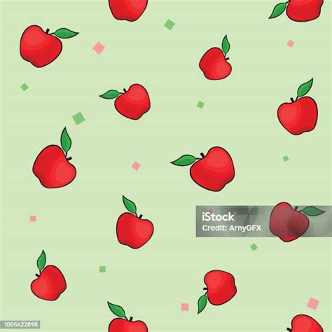 화려한 색종이와 녹색 배경에 빨간색 주스 사과의 완벽 한 컬렉션 벡터 일러스트입니다 0명에 대한 스톡 벡터 아트 및 기타 이미지 0명 개념 개념과 주제 Istock
