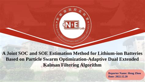 Pdf A Joint Soc And Soe Estimation Method For Lithium Ion Batteries