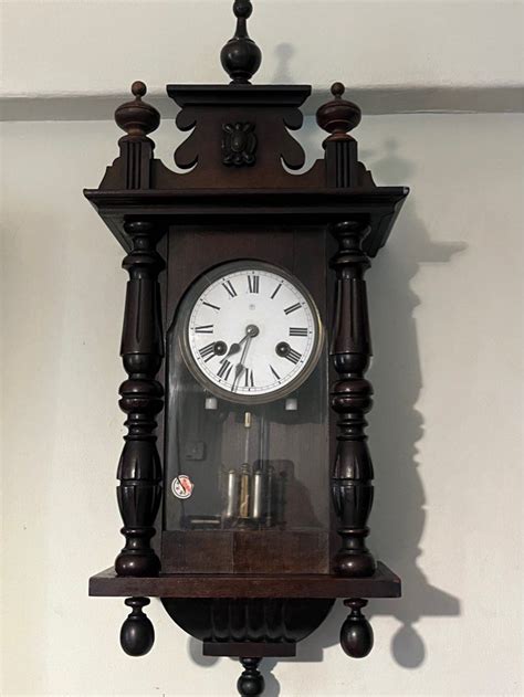 Antique German Junghans Clock Furniture And Home Living Home Decor Clocks On Carousell