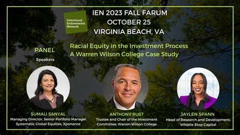 Aicha Ly On Linkedin The Countdown To Our Fall Forum Begins Join The Intentional Endowments