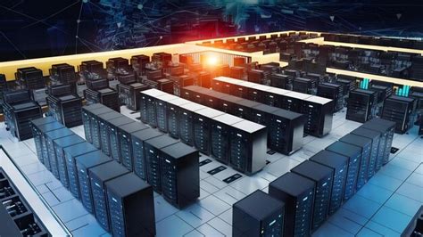 Premium Photo 3d Rendering Server Room Or Server Computers