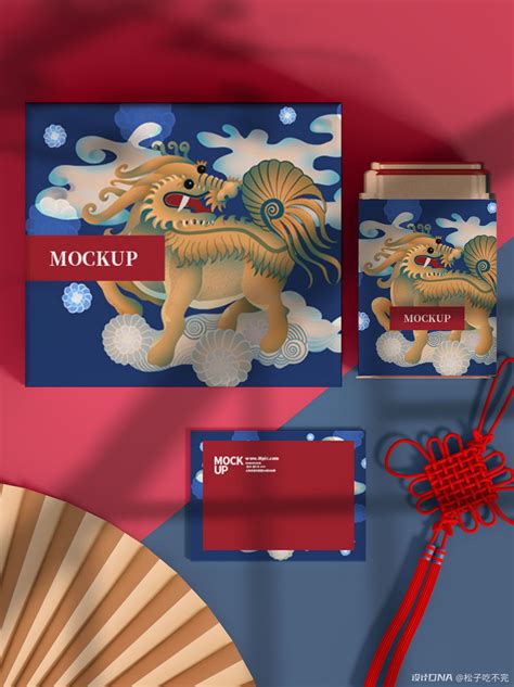 国潮包装风格插画设计作品 设计人才灵活用工 设计dna