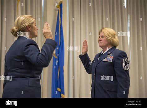 Senior Master Sgt Christine Fallo Was Promoted To The Rank Of Chief