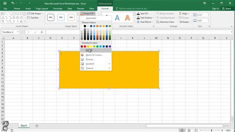 How To Remove Fill Color From Text Box In Excel Youtube