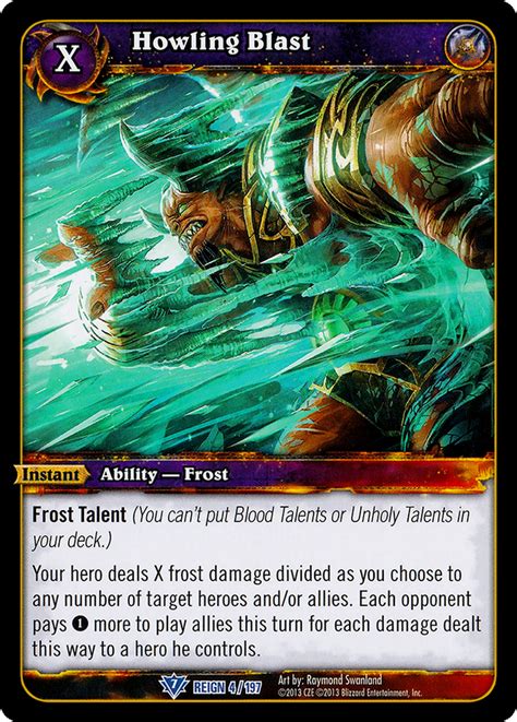 Howling Blast Reign Of Fire Warcraft Wiki Your Wiki Guide To The