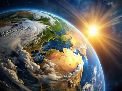 Earths Axial Tilt A Detailed Look At Sunlights Impact On A Rotating Planet Captured With