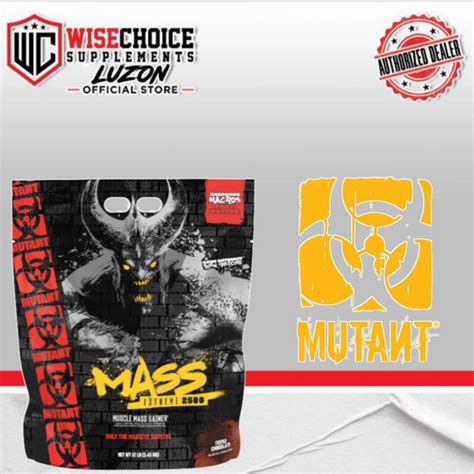 Mutant Mass Extreme 2500 Muscle Mass Gainer Shopee Philippines