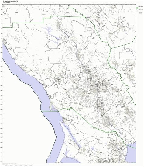Sonoma County Zip Code Map