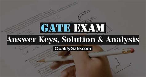 Gate 2021 Answer Key Question Paper With Solution