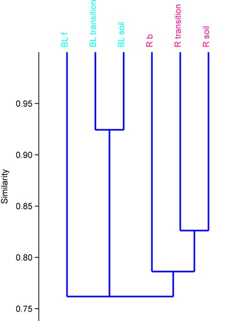 Dendrogram Derived From Hierarchical Cluster Analysis HCA Of The
