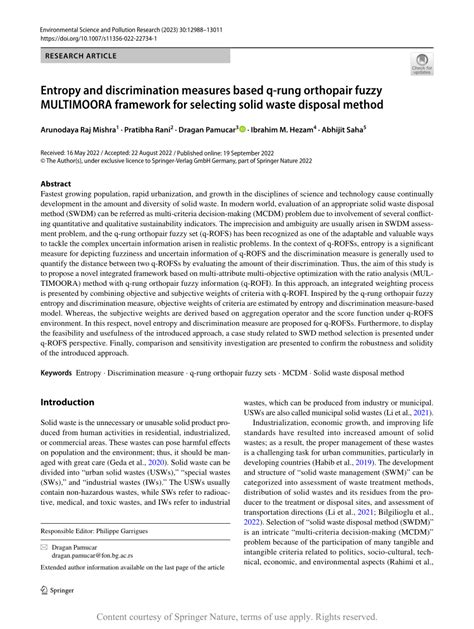 Entropy And Discrimination Measures Based Q Rung Orthopair Fuzzy