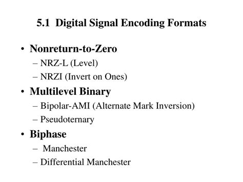 ppt ch 5 data encoding powerpoint presentation free download id