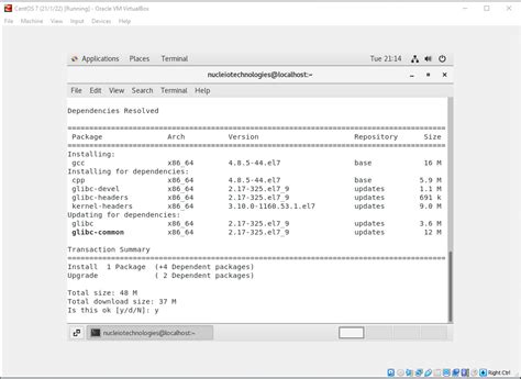 How To Full Screen CentOS In VirtualBox Nucleio Information Services