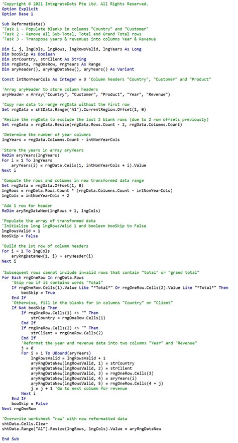 Vba The Productivity Gem Integratedots Inc