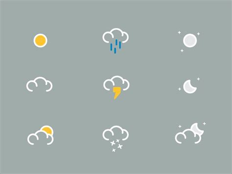 Weather Icons By Michael Powers