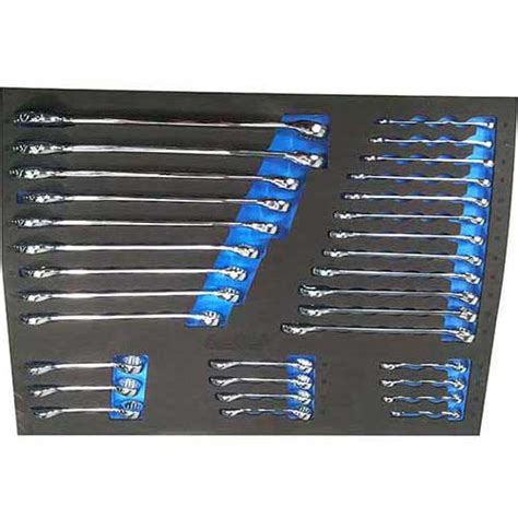 Spanner Sets 32 Pc Combination Spanner Set Metric Eva Foam Tray