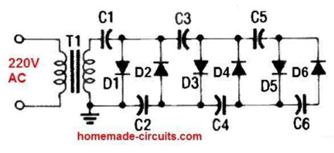 Ac Voltage Multiplier Circuit