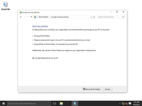 How To Set Up Work Folders In Windows 10 Dummies
