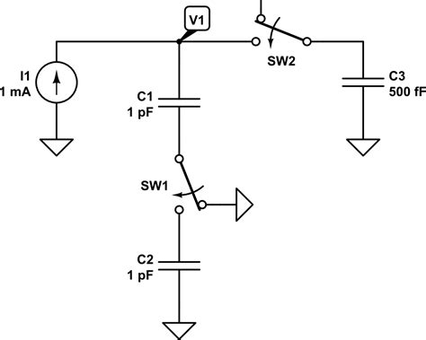 Charge sharing in series and parallel capacitors Rubén Sánchez