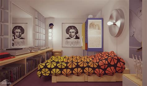 Alexs Bedroom From A Clockwork Orange Clockwork Orange 70s