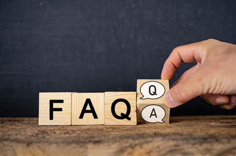 Premium Photo FAQ Word On Wooden Block On Top Of Wooden Background