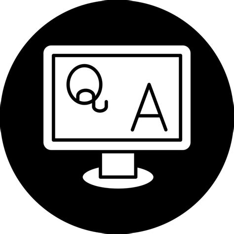 Qa Vector Icon Design 22997131 Vector Art At Vecteezy