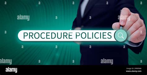 Text Showing Inspiration Procedure Policiessteps To Guiding Principles